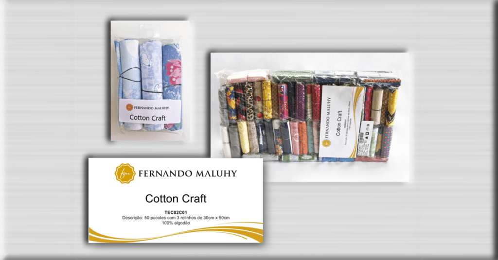 Conheça o Pack Cotton Craft Fernando Maluhy - Edson Tecidos